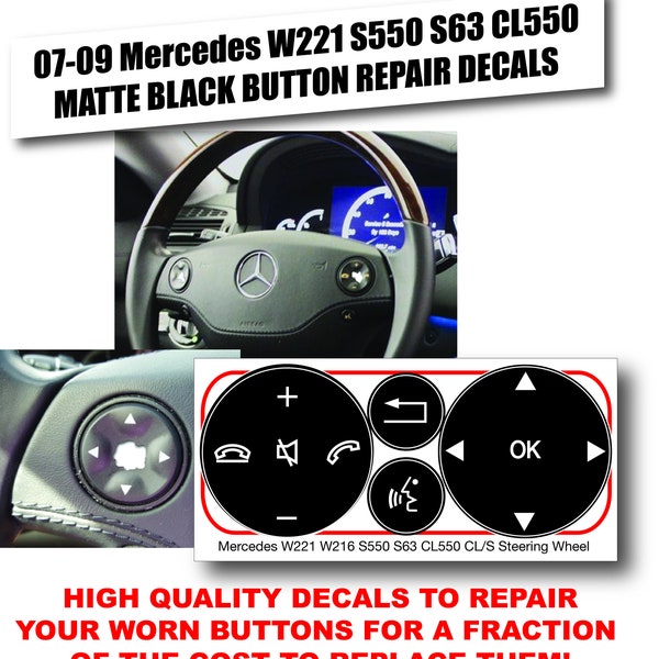 Steering Wheel Button Stickers - Etsy