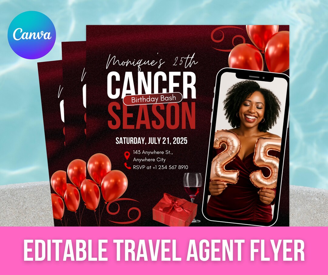 Editable Travel Agent Flyer – Instant Download - Etsy