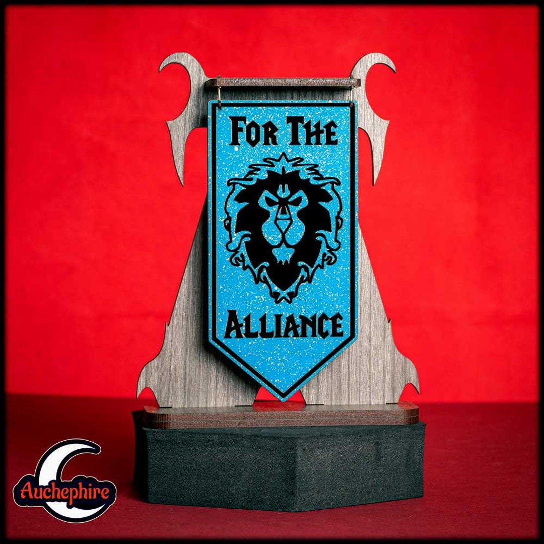 Warcraft Alliance Banner - Etsy