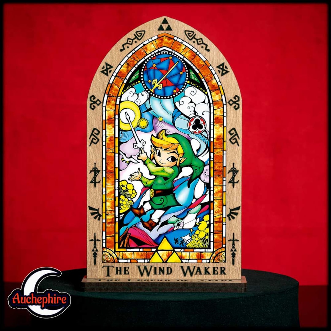 Stained Glass Blue Baton Zelda Wind Waker - Etsy