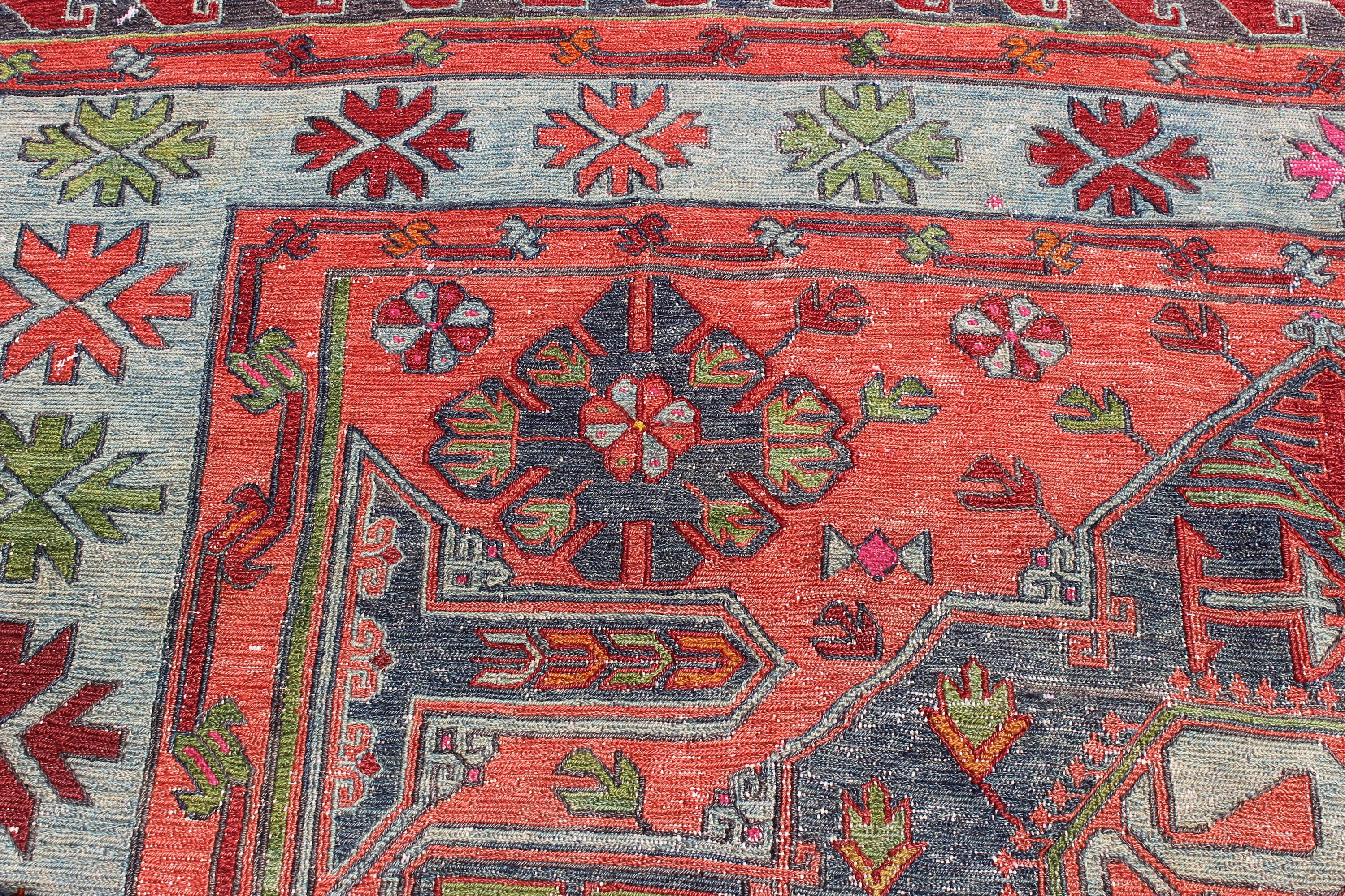 Antique Soumak Rug7x11.3feet213x345 Cmhandmade - Etsy