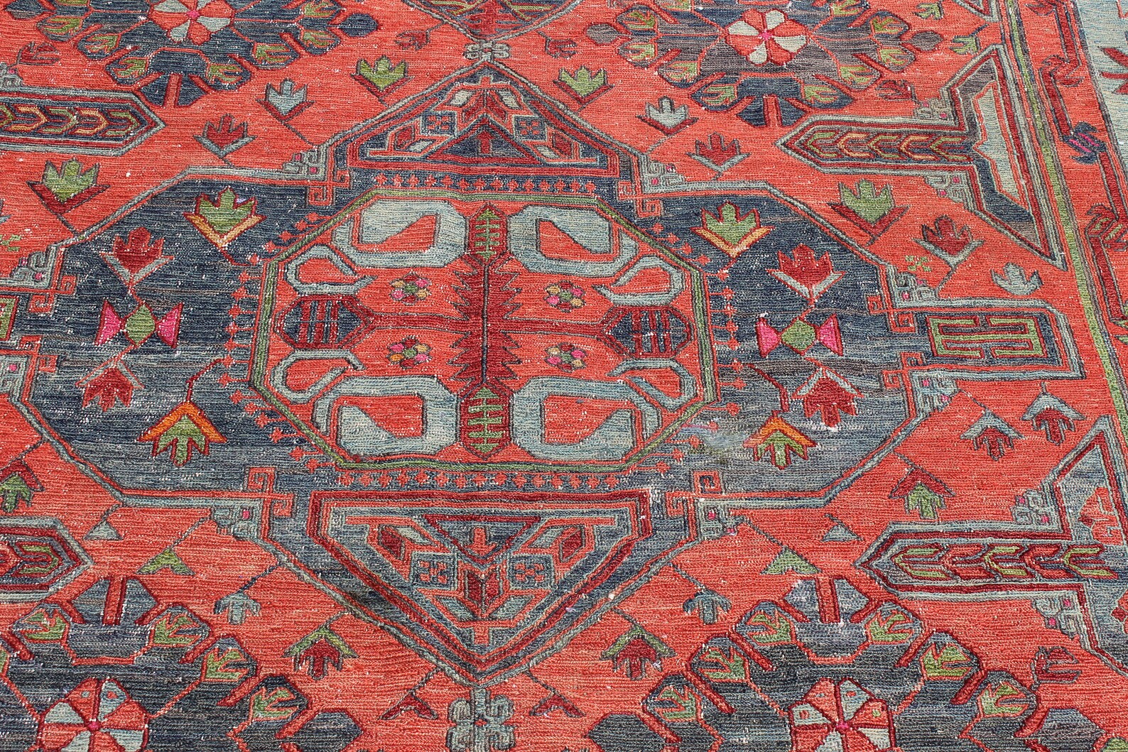 Antique Soumak Rug7x11.3feet213x345 Cmhandmade - Etsy