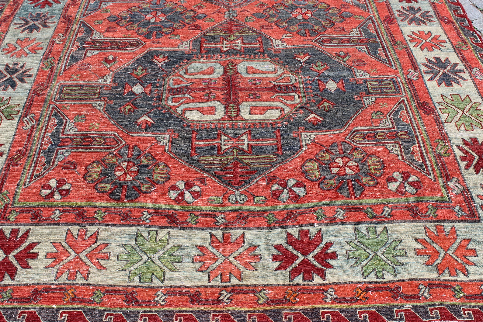 Antique Soumak Rug7x11.3feet213x345 Cmhandmade - Etsy