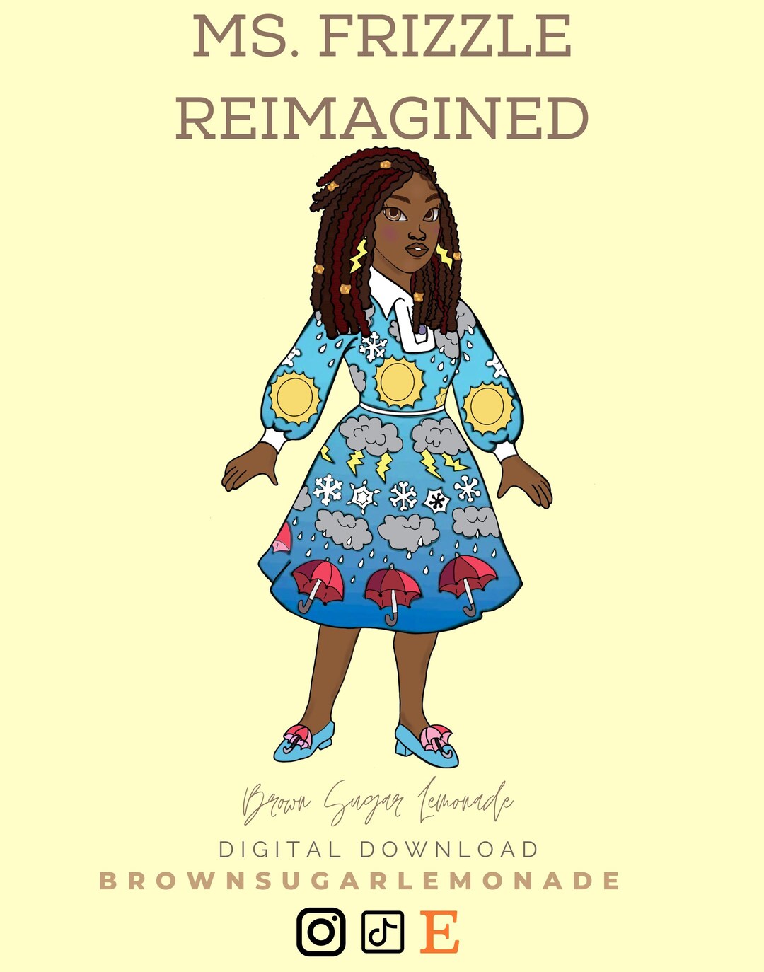 Ms. Frizzle Reimagined Digital "print" - Etsy