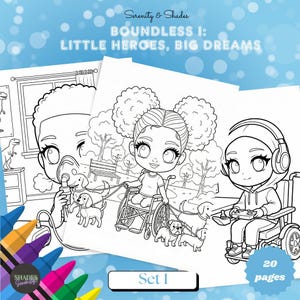 Boundless I: Inclusive Coloring Book | Disability Representation ...