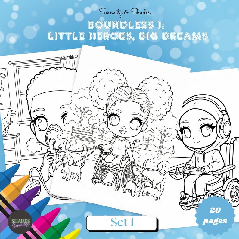 Boundless I: Inclusive Coloring Book | Disability Representation ...