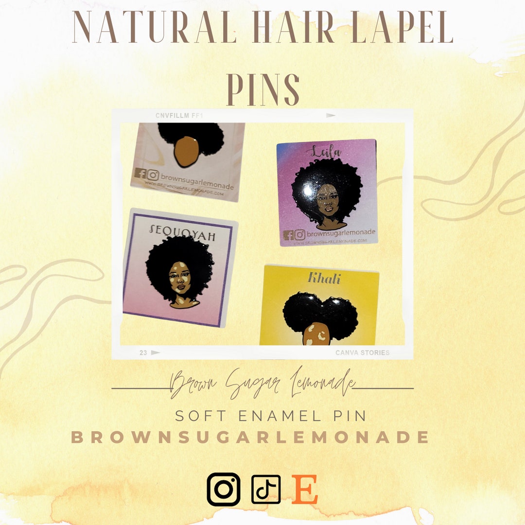 Empowering African American Women Pins: Celebrating Diversity, Vitiligo ...