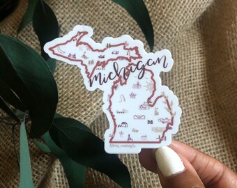 Waterproof Michigan State University Sticker large - Etsy