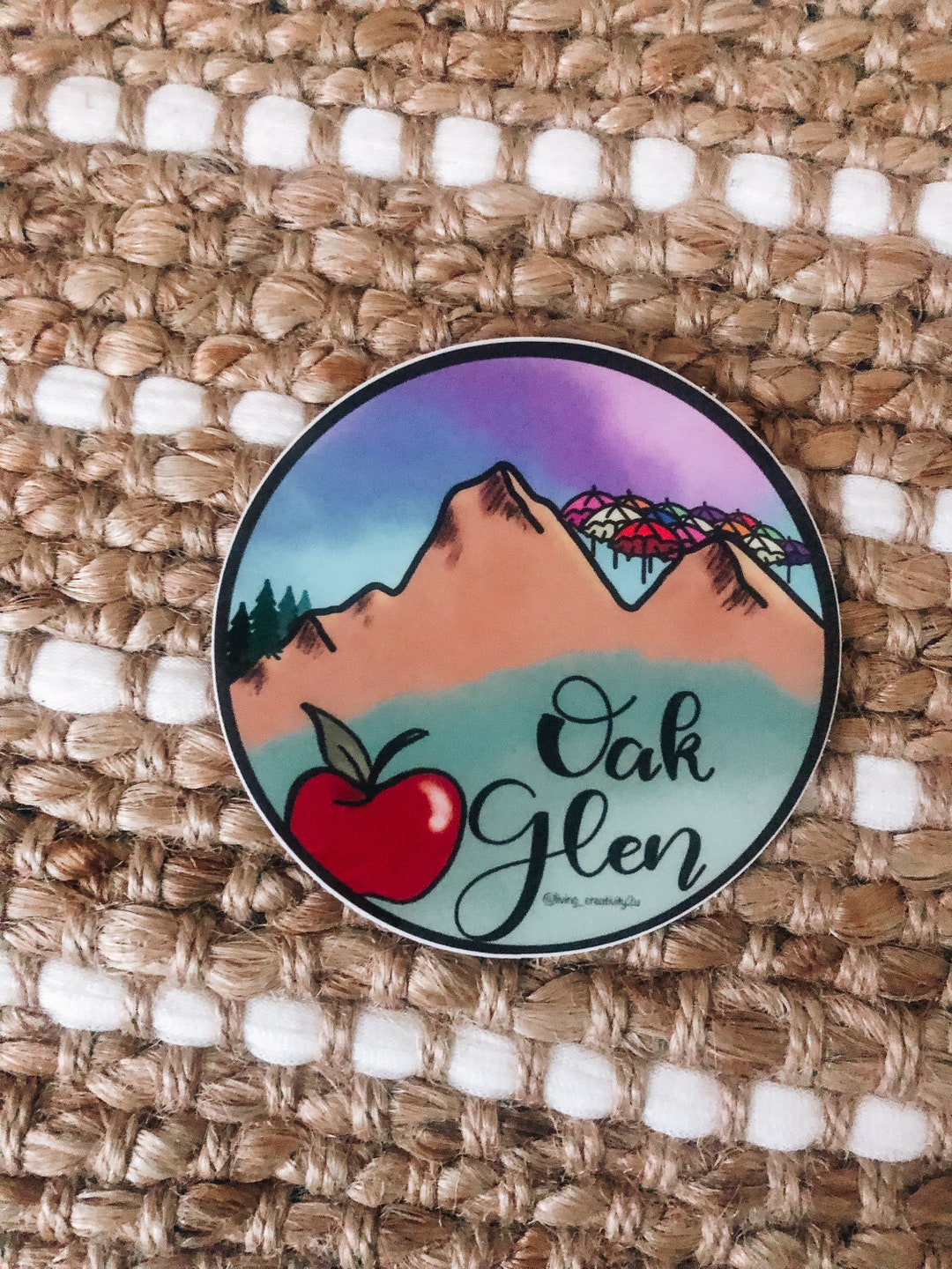 Oak Glen, CA Sticker || Waterproof || Vinyl || - Etsy