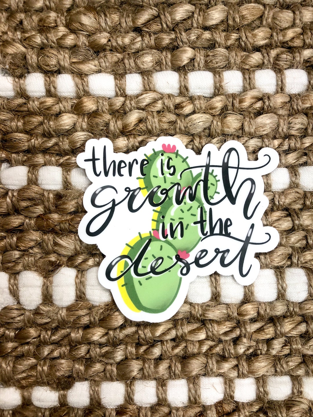 Theres Growth in the Desert Sticker Waterproof Vinyl - Etsy