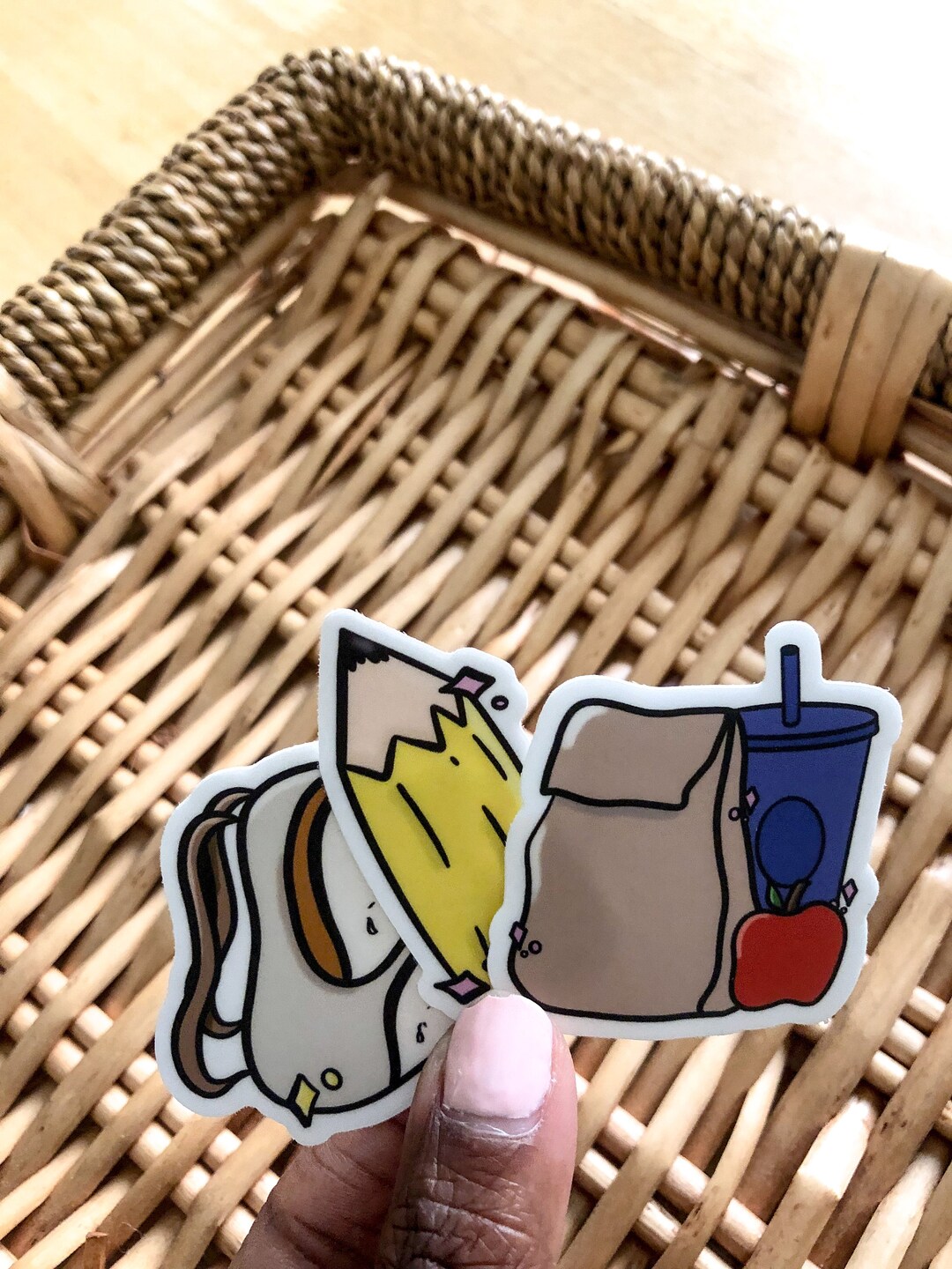 Cute Back to School Sticker Pack Durable Vinyl Waterproof - Etsy