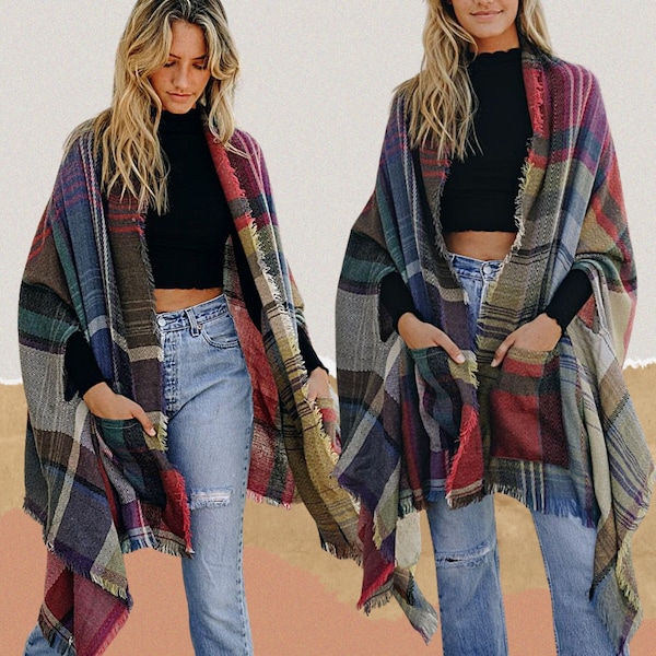 Ruana Wrap - Etsy