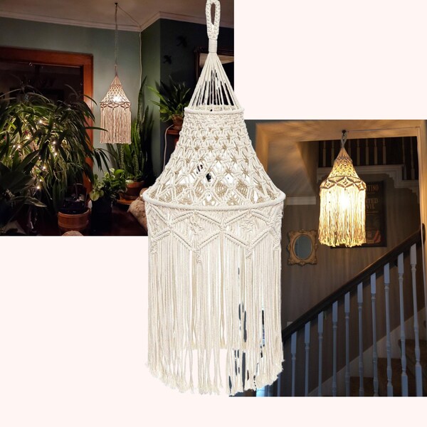 Macrame Lamp - Etsy
