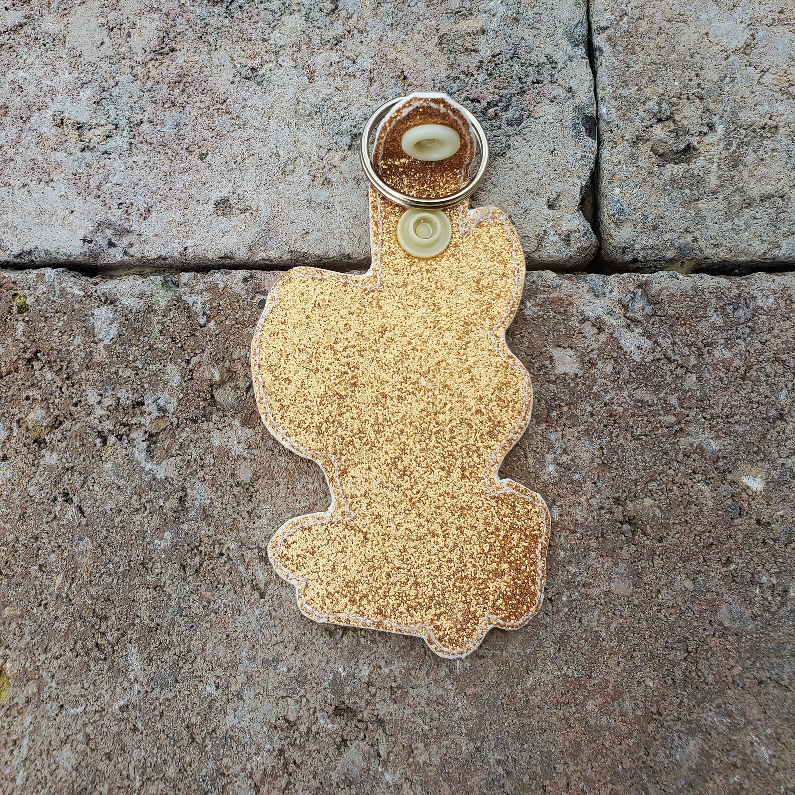 Embroidery Personalized Shiny Pokemon Eevee Snap-on Keychain - Etsy