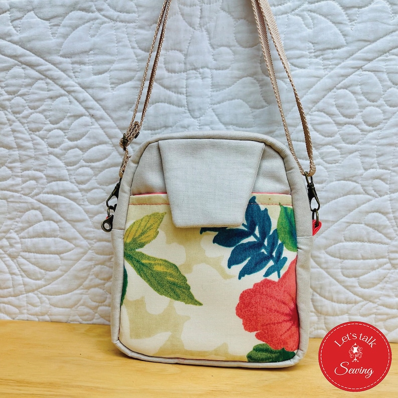 Sling Bag Sewing PATTERN, Digital File, PDF, Tutorial, Crossbody Strap ...