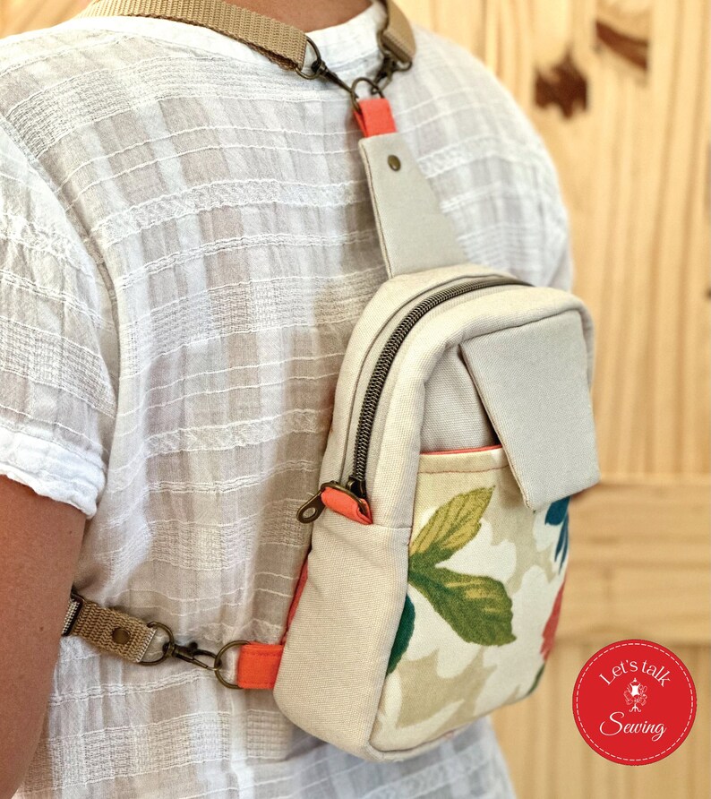 Sling Bag Sewing PATTERN, Digital File, PDF, Tutorial, Crossbody Strap ...