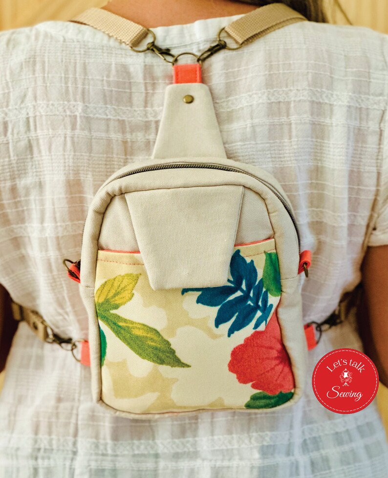 Sling Bag Sewing PATTERN, Digital File, PDF, Tutorial, Crossbody Strap ...