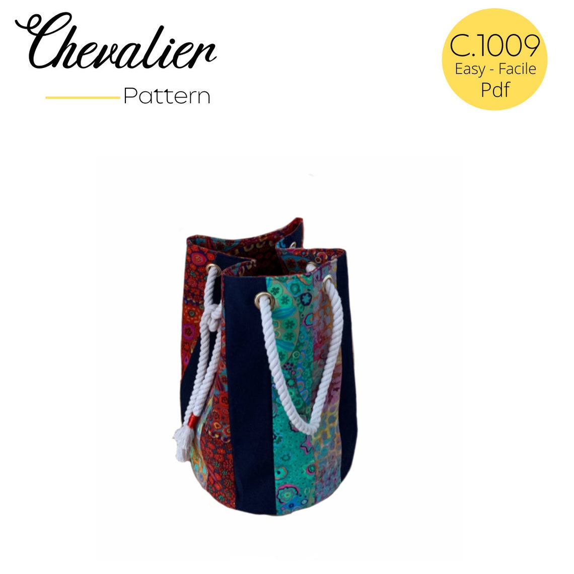 PATCHWORK Bag Sewing Pattern Instant Download PDF Skill - Etsy