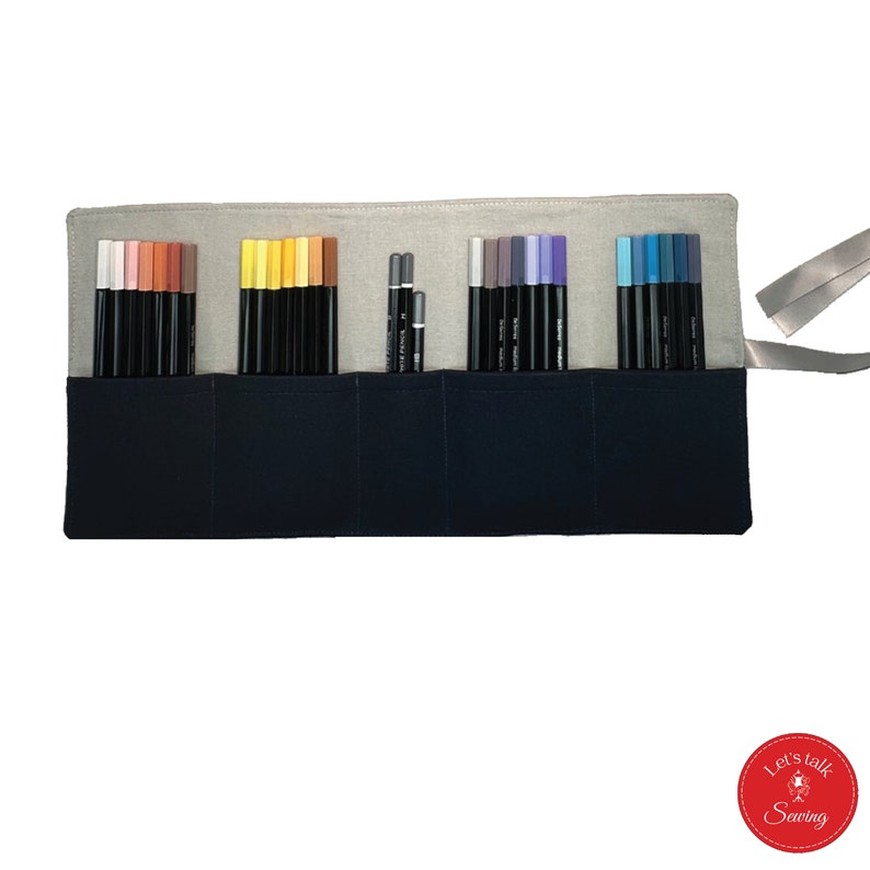 Rolling Pencil Case, Sewing Pattern, Digital Download, 2 Styles ...