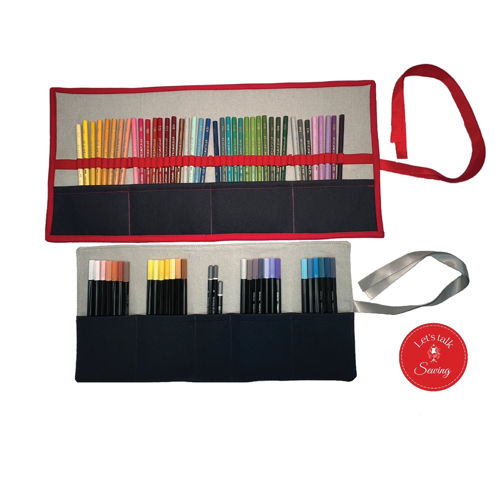 Rolling Pencil Case, Sewing Pattern, Digital Download, 2 Styles ...