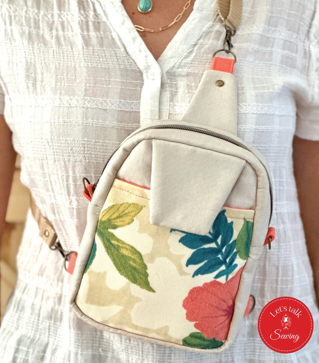 Sling Bag Sewing PATTERN, Digital File, PDF, Tutorial, Crossbody Strap ...