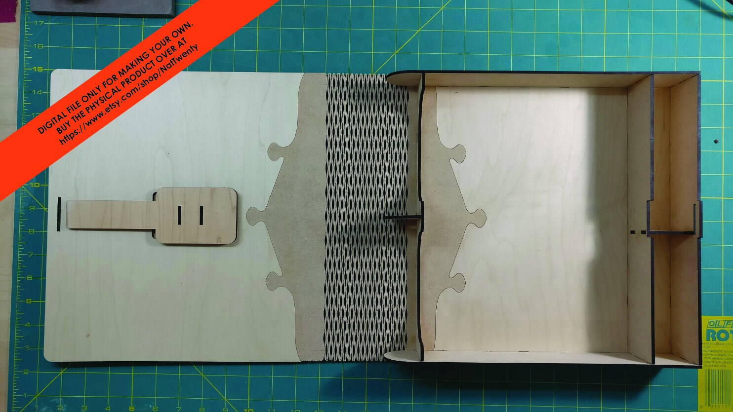 Digital (.SVG) File for Locking Wooden Game Box (D20 Emblem) - Etsy