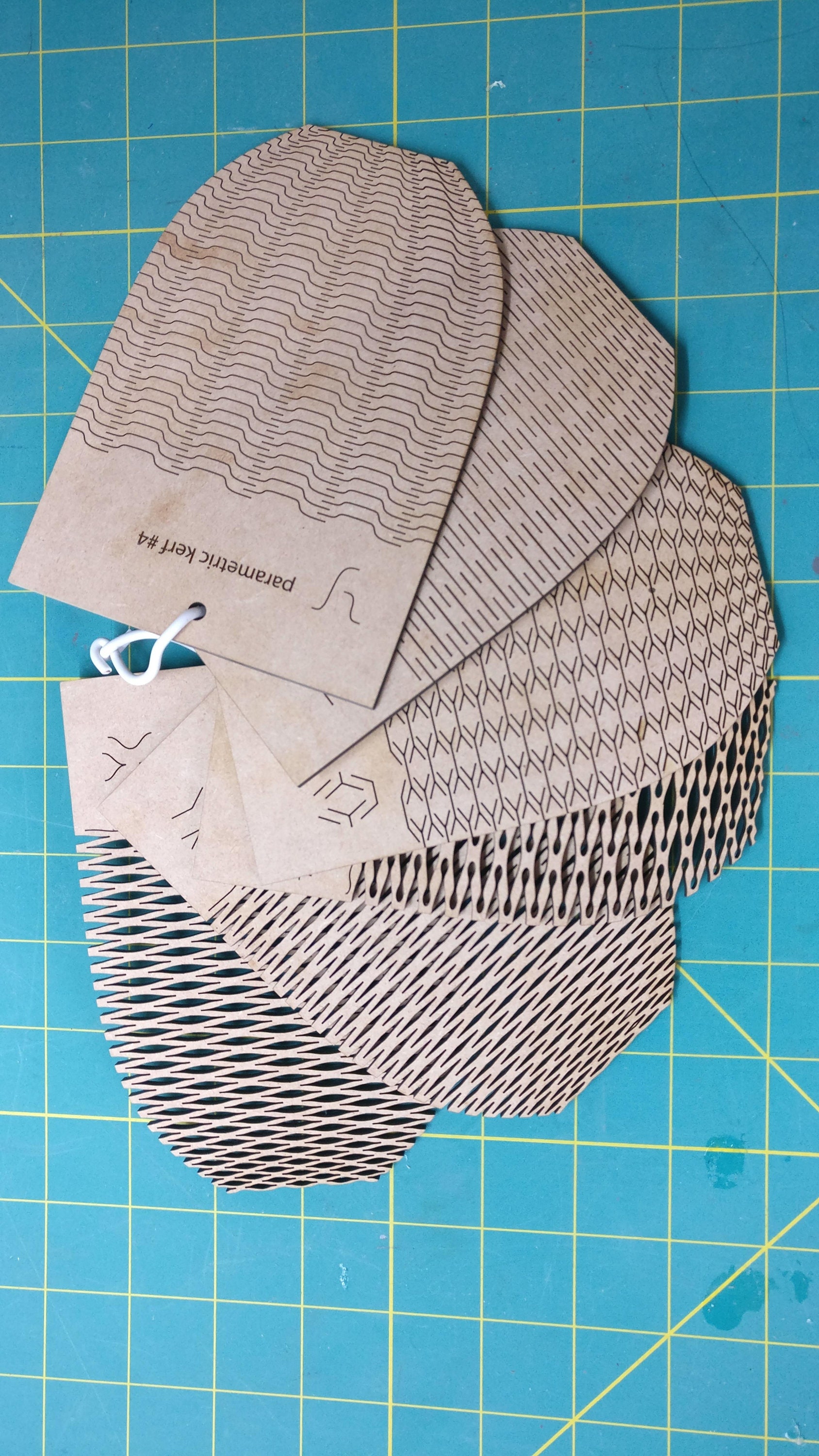 Living Hinge / Kerf Templates Plates - Etsy