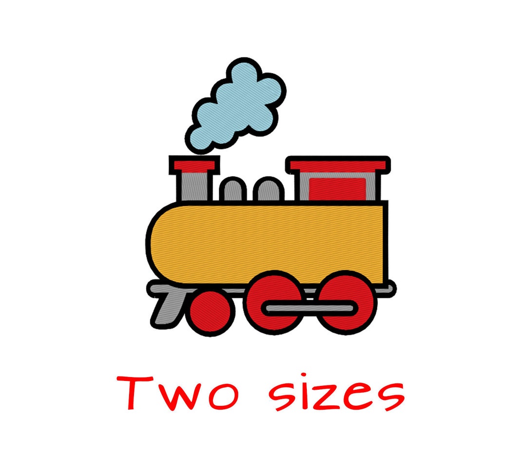 Steam Engine Embroidery Design - Etsy