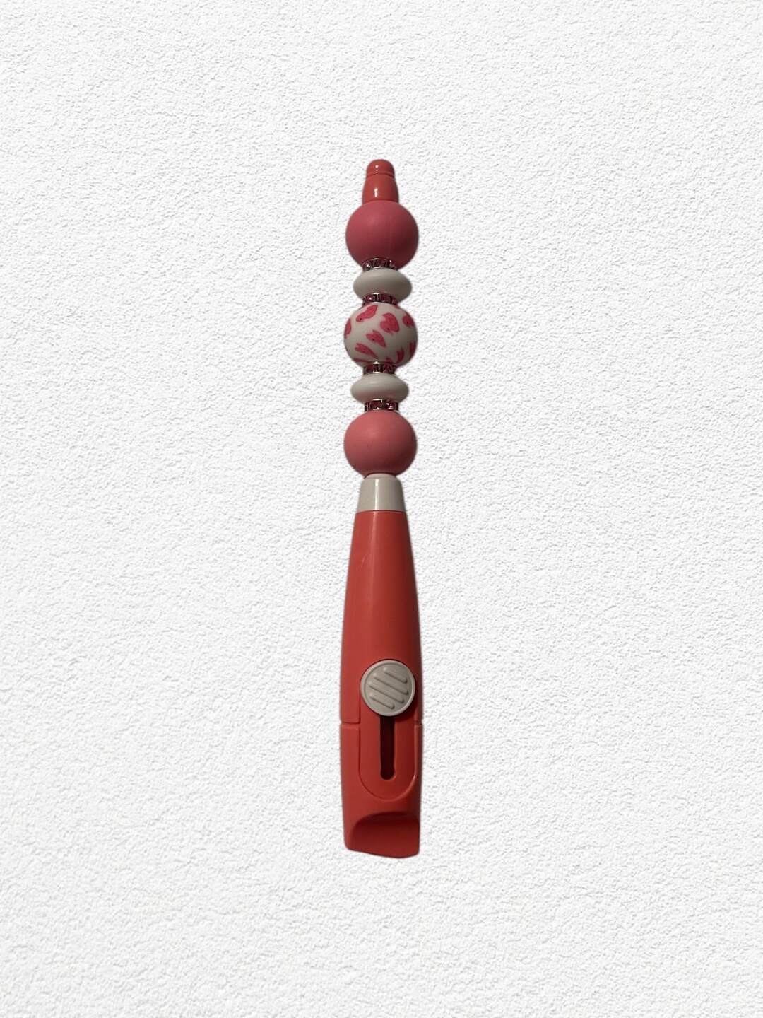 Coral Pink Silicone Beaded Crafting Box Cutter - Etsy