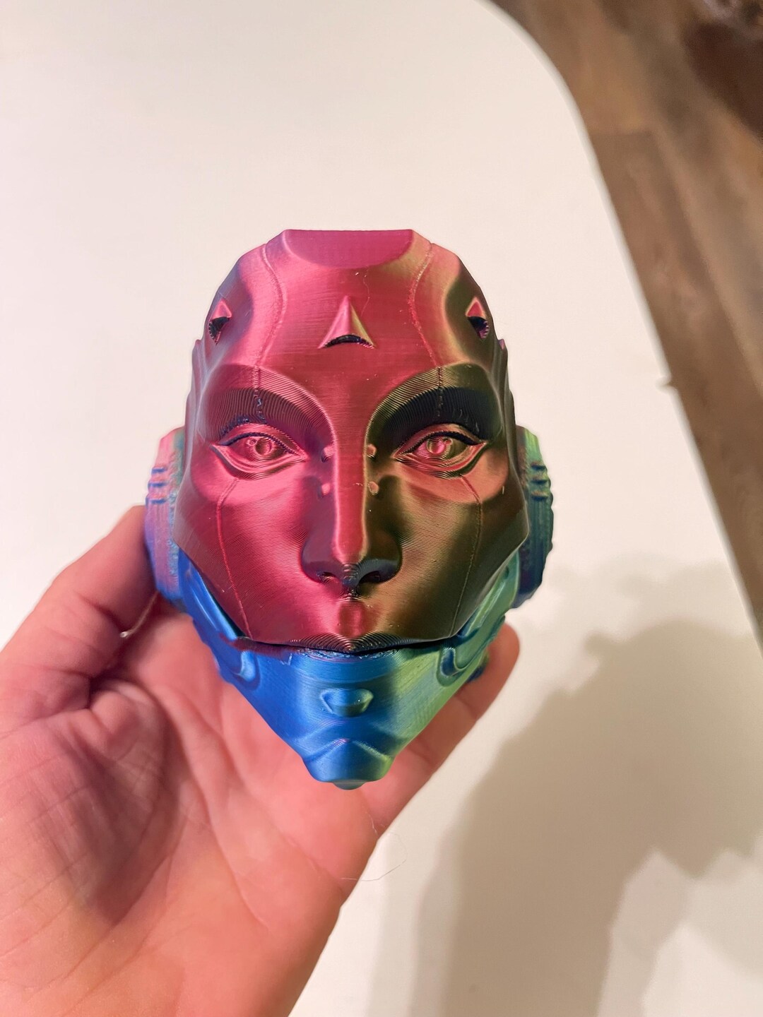 Awesome Reversible 3D Printed Door Knocker Cyber Mask & Skull - Etsy