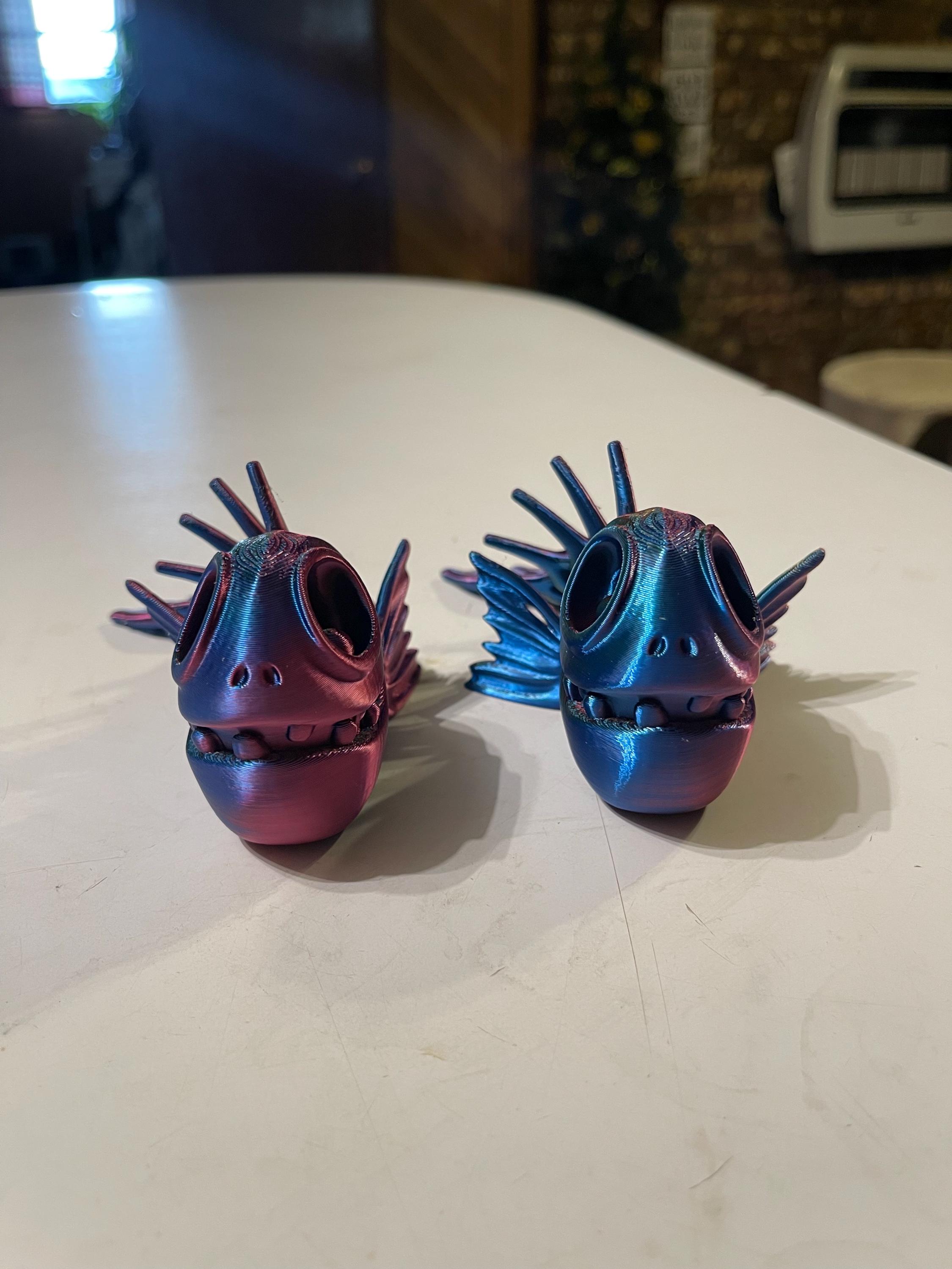 Articulated 3D Printed Googly Eye Fish Skeleton | Funny Desk Toy ...