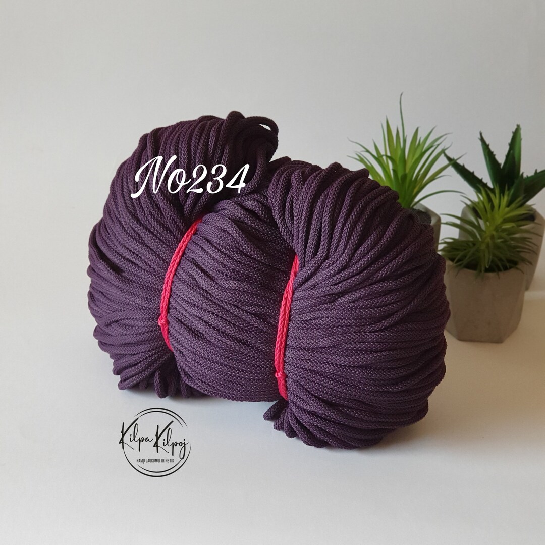 5mm Polyester Cord, DIY Projects, Macrame Cord 5mm, Polyester Rope ...