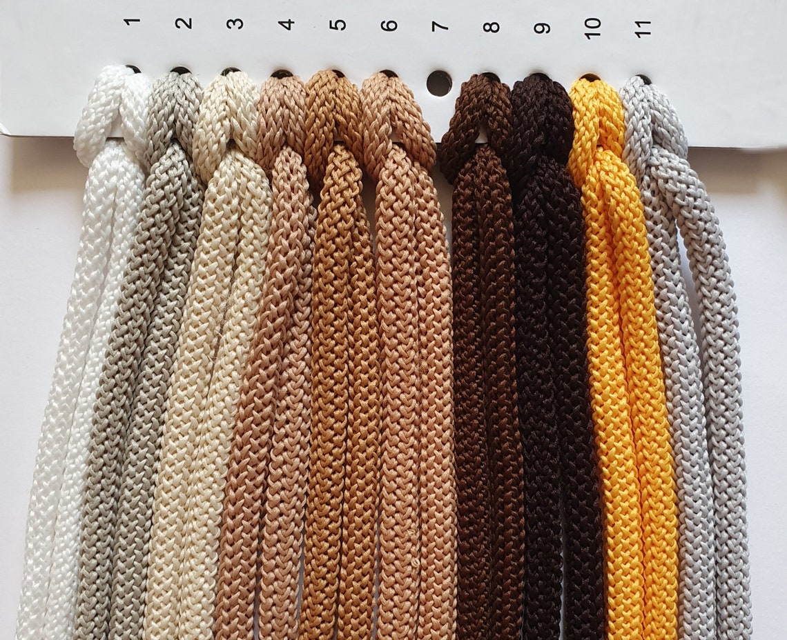 Polyester rope 3mm Macrame cord 3mm 3mm crochet cord | Etsy