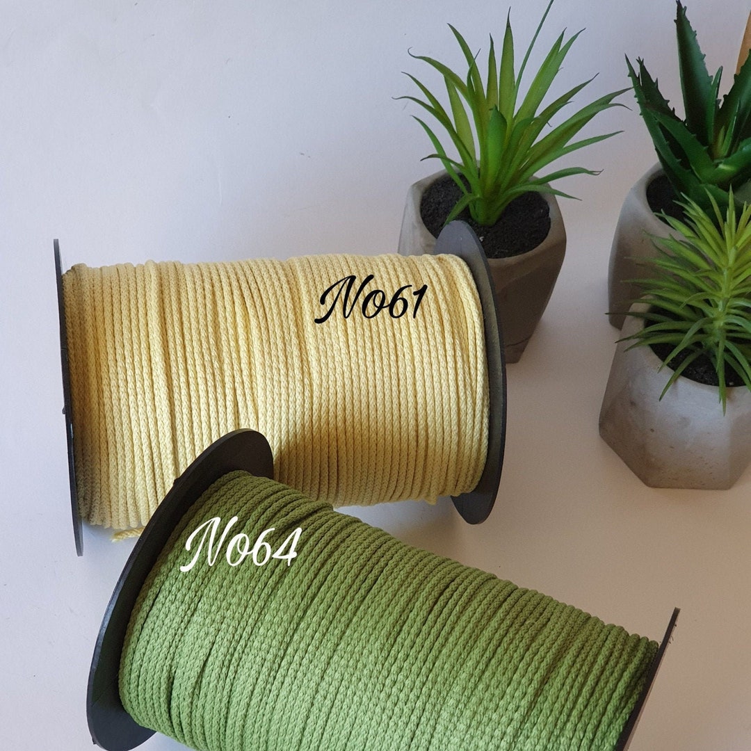 Polyester Rope 3mm, Macrame Cord 3mm, 3mm Placemats Rope, Yarn for Bag ...