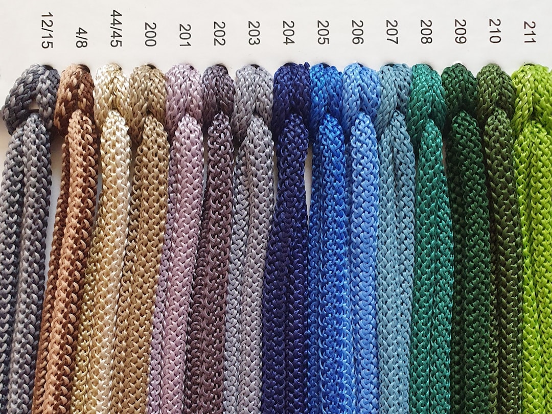 Macrame Cord 5mm, 5mm Polyester Cord, Textile Rope, Braided Rope, DIY ...