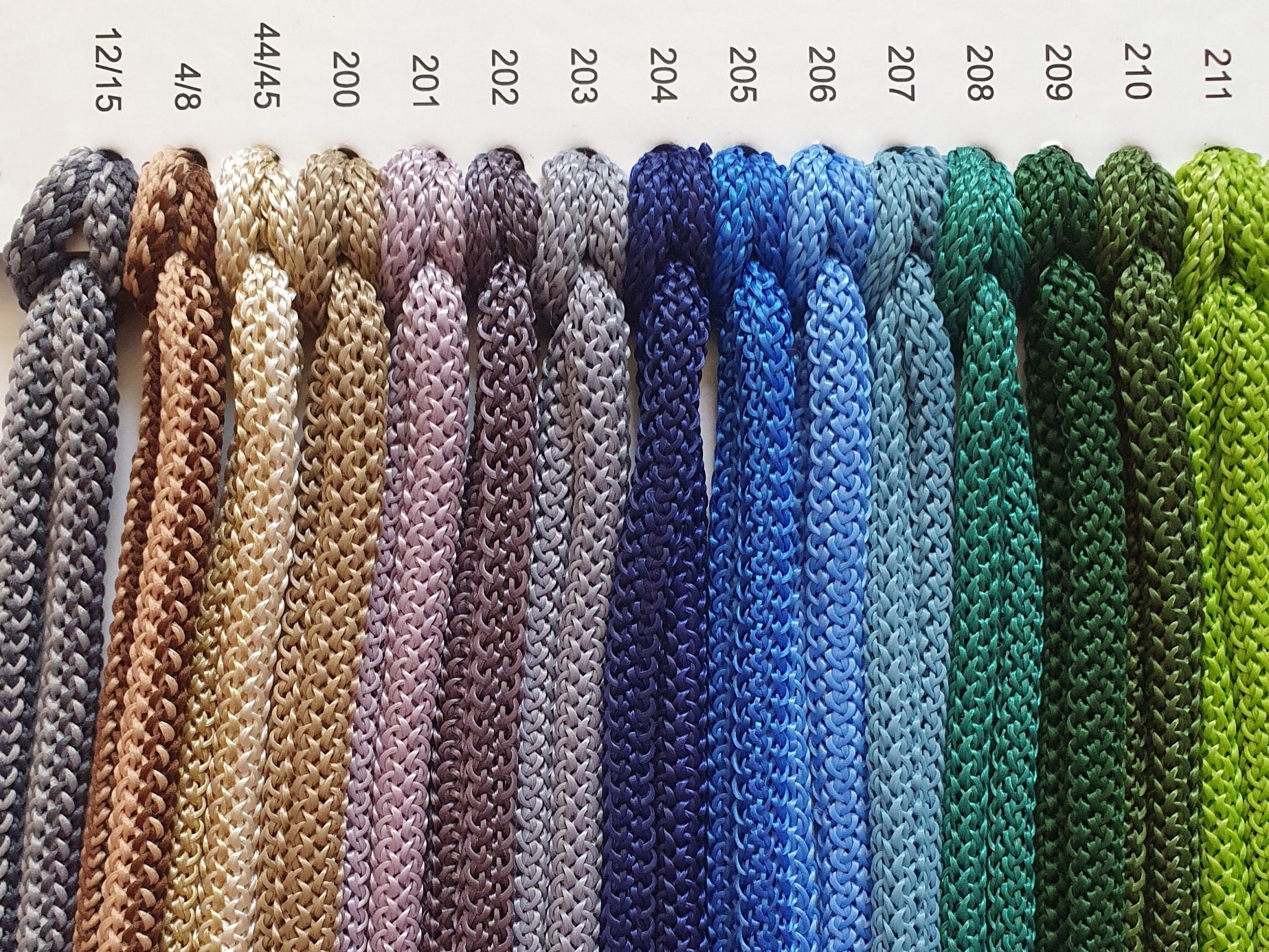 Macrame Cord 5mm, 5mm Polyester Cord, Textile Rope, Braided Rope, DIY ...