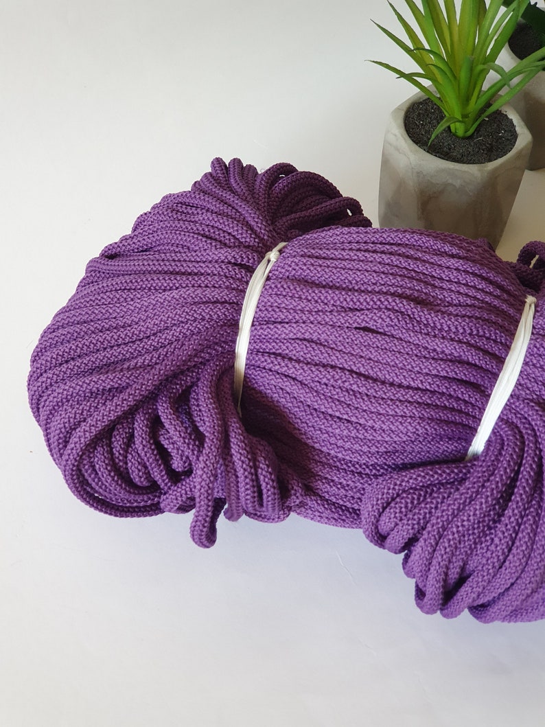 Polyester Rope 5mm Macrame Cord 5mm Crochet Cord Knitting - Etsy