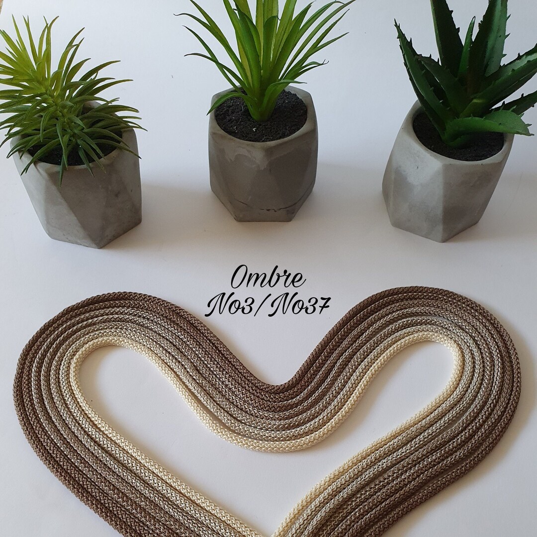 5mm Ombre Rope Cord, DIY Projects, 5 Mm Polyester Rope, Knitted Rope ...