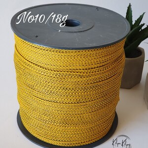 5mm Crochet Cord With Gold Silver Lurex Macrame Polyester - Etsy