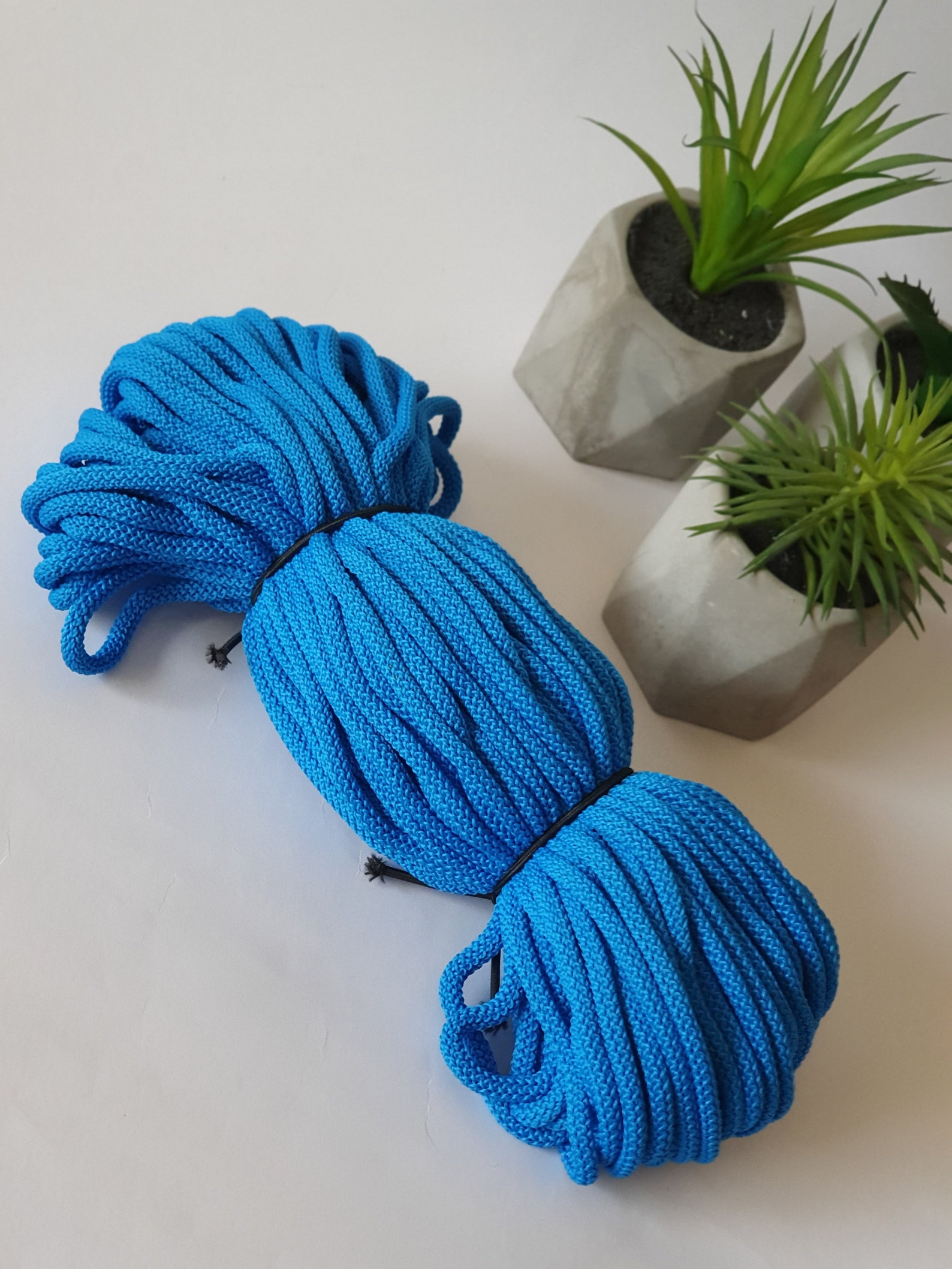 5mm Braided Polyester Cord Crochet cord Macrame Cord Chunky | Etsy