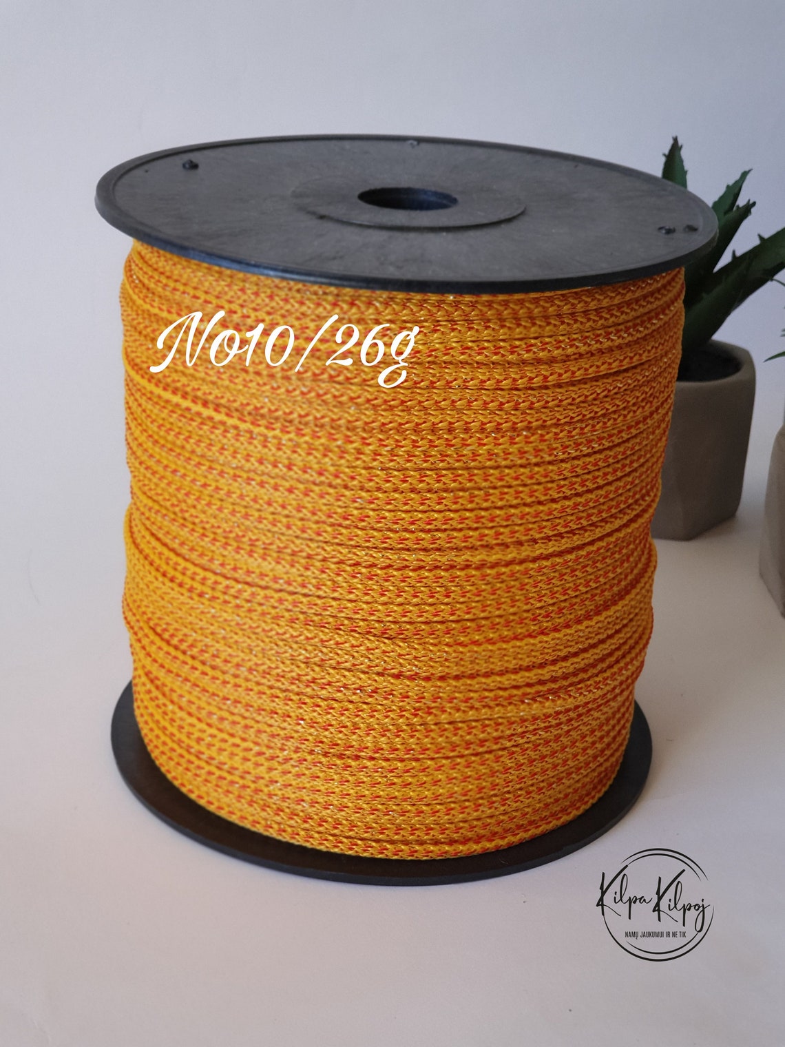 5mm Crochet Cord With Gold Silver Lurex Macrame Polyester - Etsy