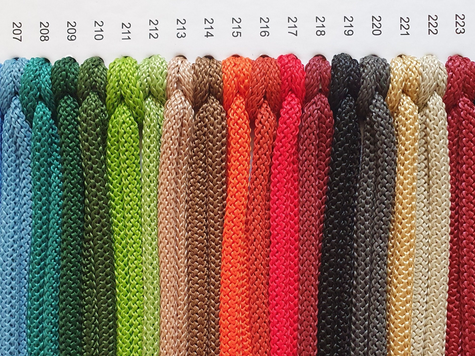 Macrame Cord 5mm, 5mm Polyester Cord, Textile Rope, Braided Rope, DIY ...