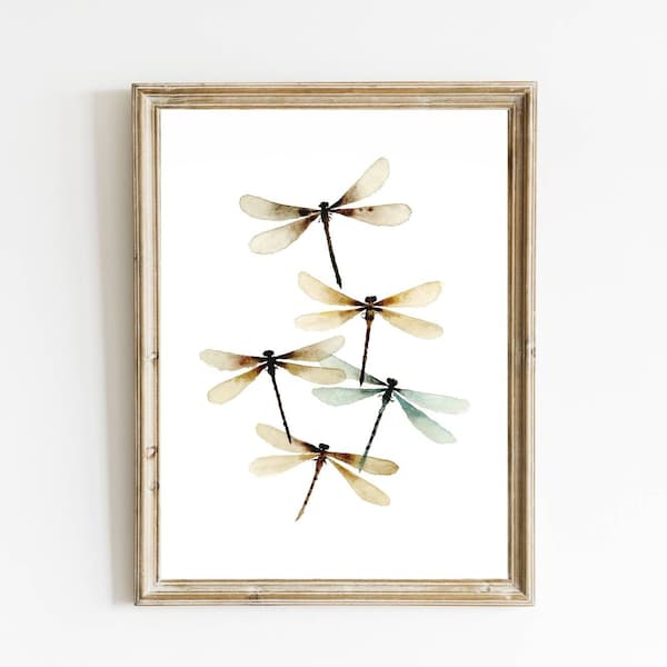 Dragonfly Art Print - Etsy
