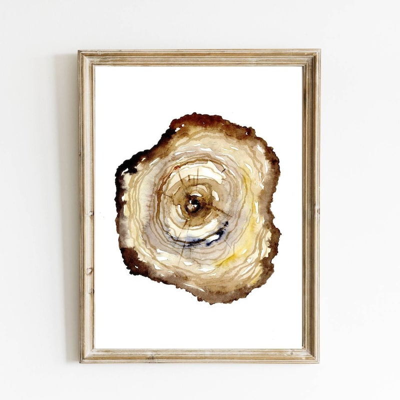 Tree Ring Art - Etsy