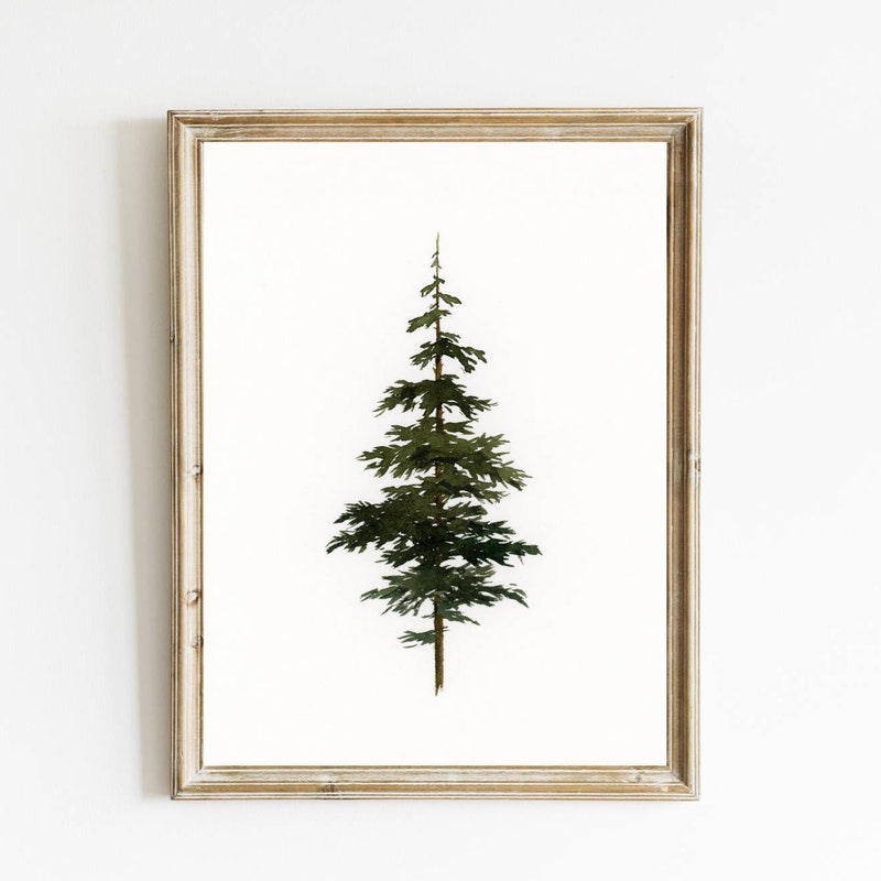Pine Tree Poster - Etsy