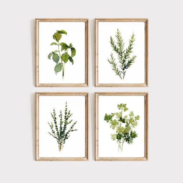 Parsley Sage Rosemary and Thyme Art Print - Etsy