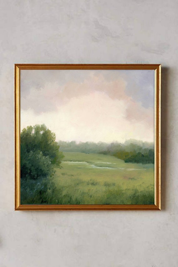 Small Oil Painting Landscape Oil Painting Countryside Fine Art | Etsy