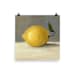 Lemon Art Print Small Oil Painting Prints Kitchen Wall Art Still Life ...