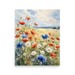 Wildflowers Print Poppy Daisy Cornflower Watercolor Painting Flower ...