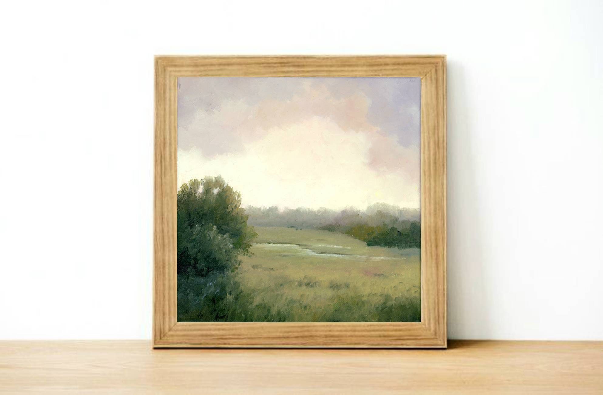Small Oil Painting Landscape Oil Painting Countryside Fine Art Print ...